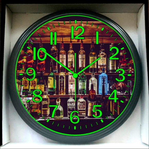 Wall Decor | Bar Game Room Liquor Room Vodka Bourbon Whiskey Glow In ...